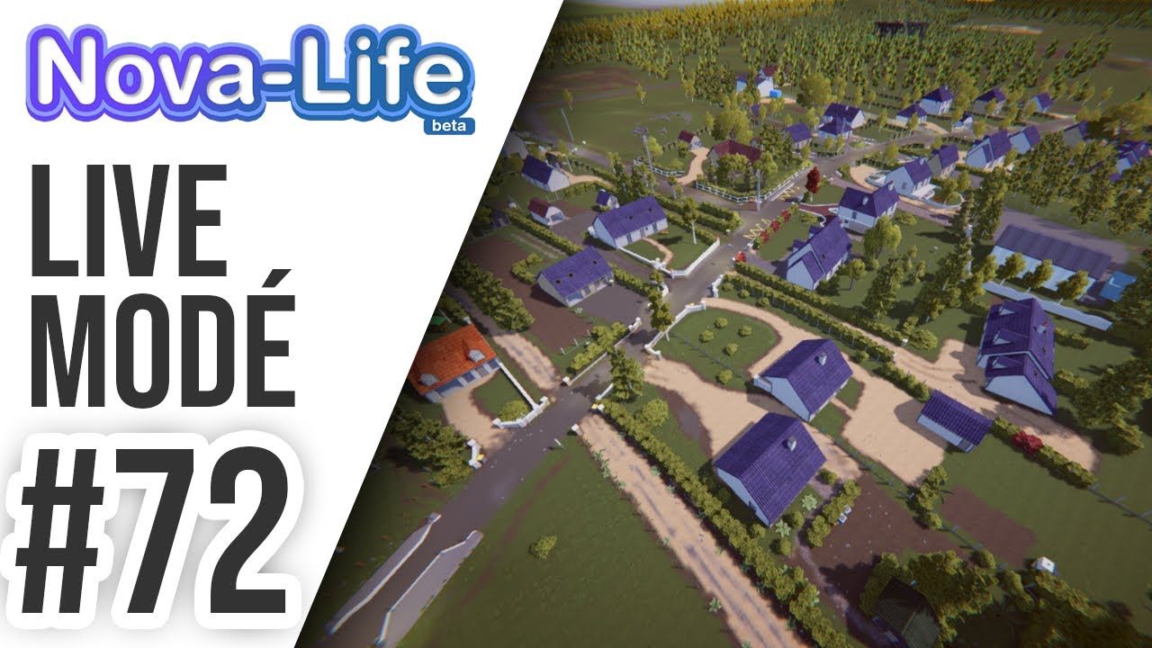 NOVA-LIFE - LIVE MODÉLISATION - #72 - YouTube