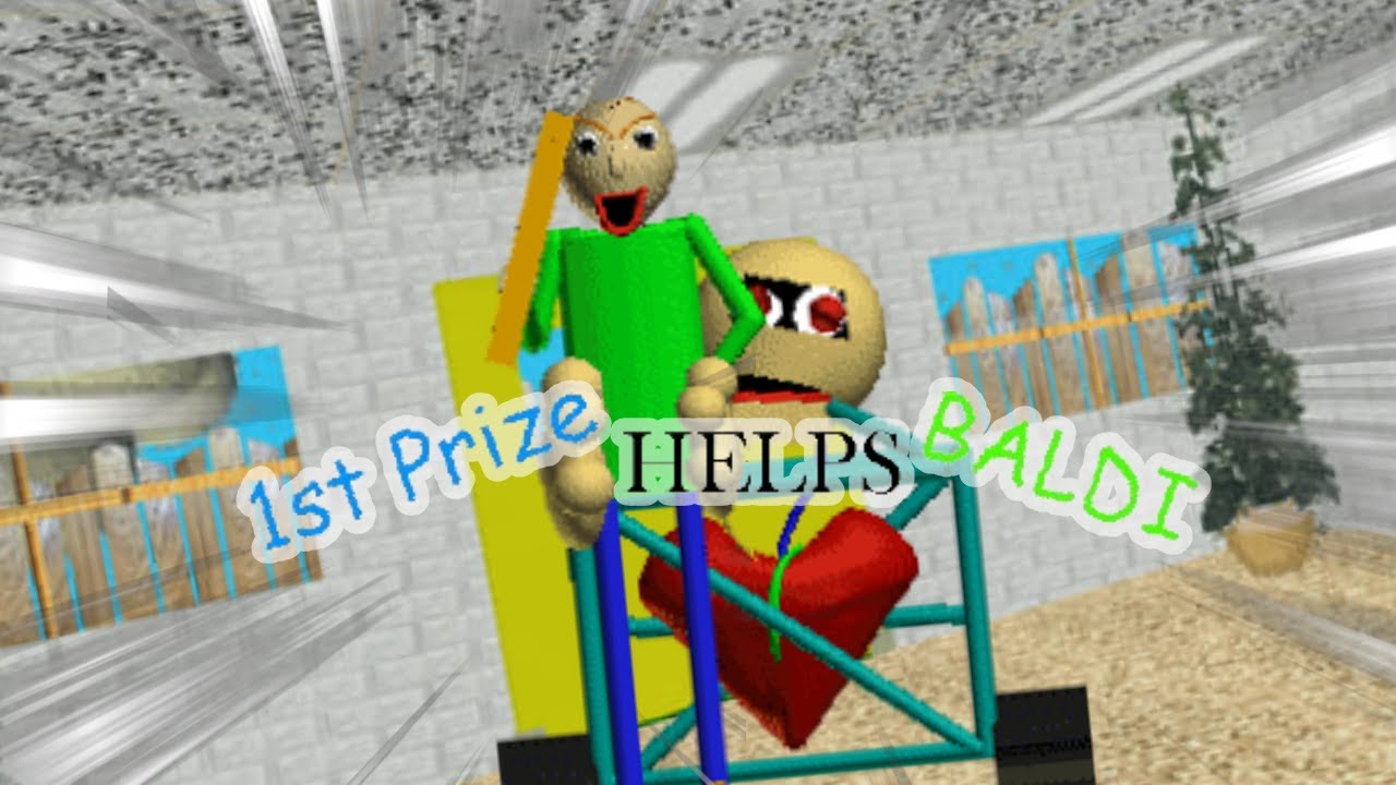 1st is now helping baldi GET ME OUT OF HERE! (Baldi Mod) - YouTube