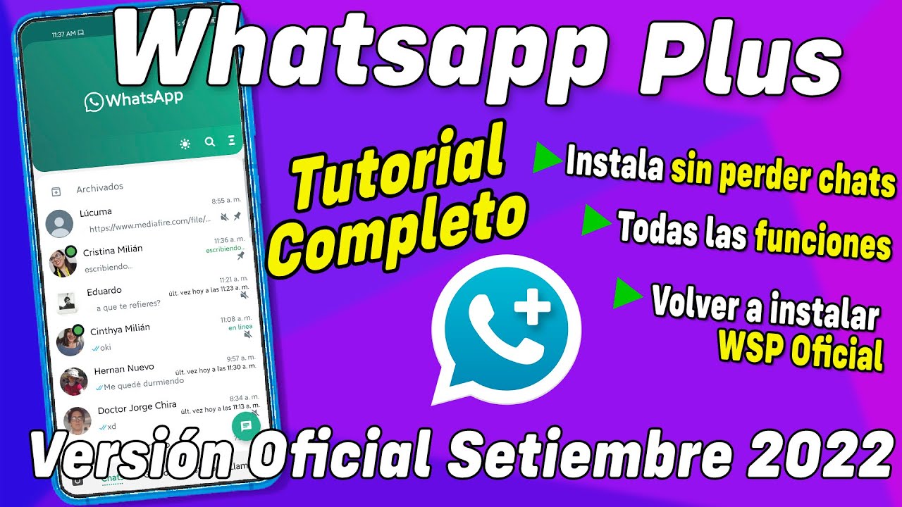 NUEVO WHATSAPP PLUS Ultima Versión | Descargar Whatsapp Plus Ultima ...