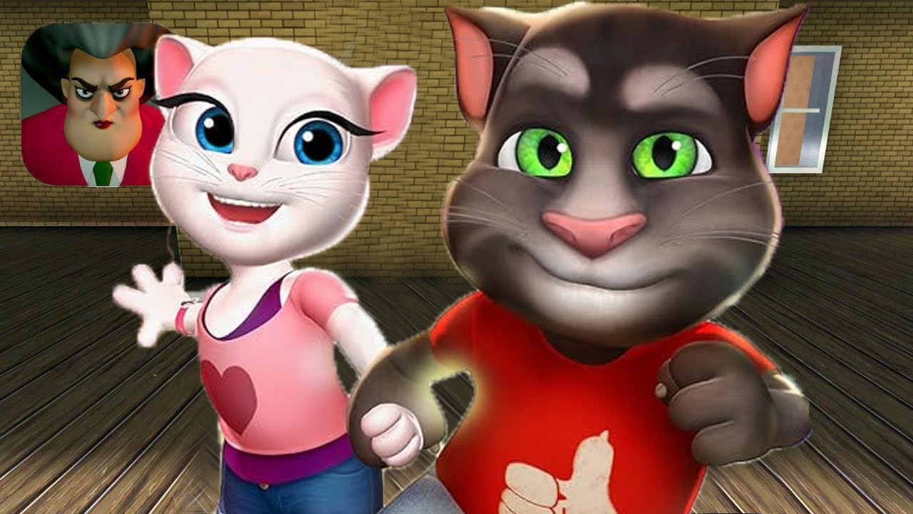 Scary Teacher 3D My Talking Tom & Friends New Special Update - Tom ...