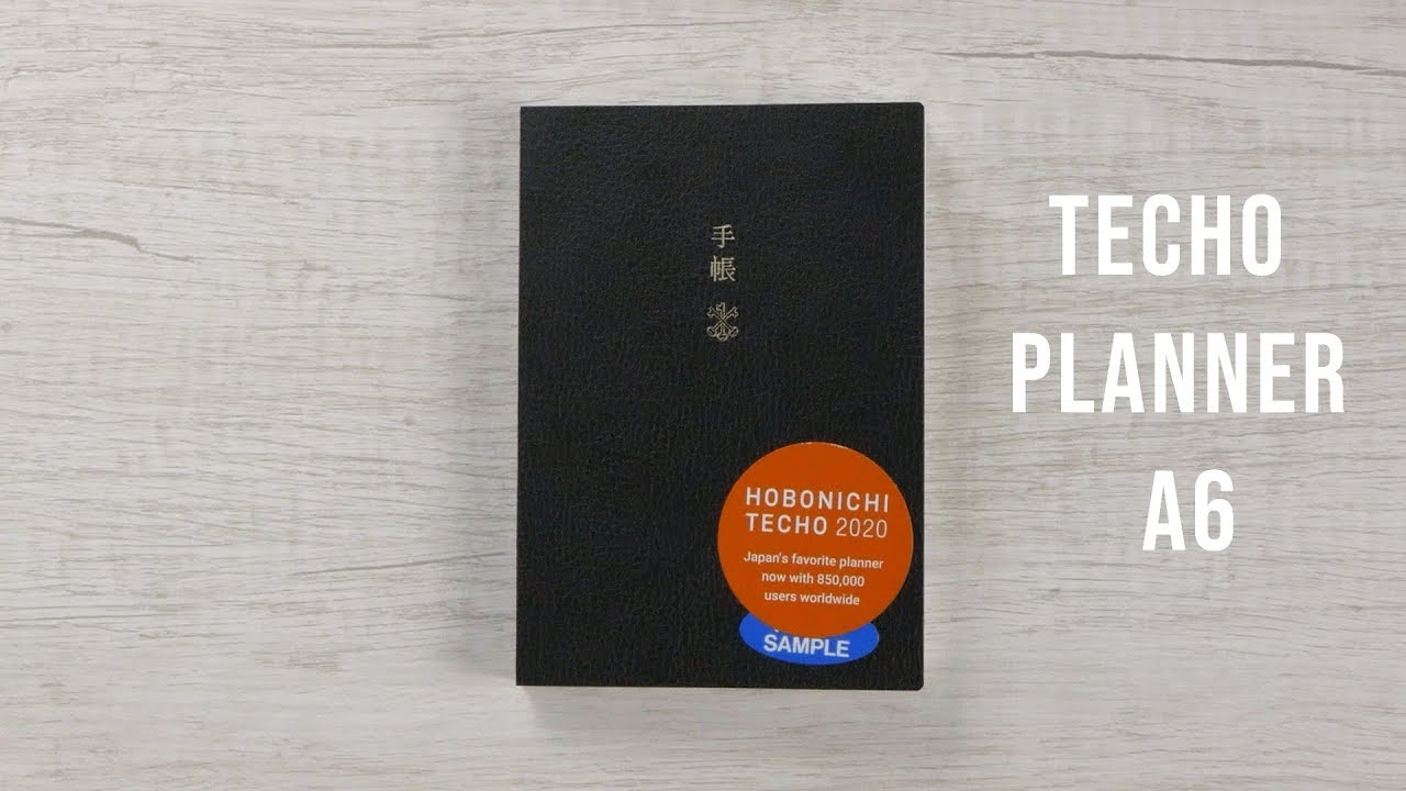 Hobonichi Techo Planner A6 Overview - YouTube