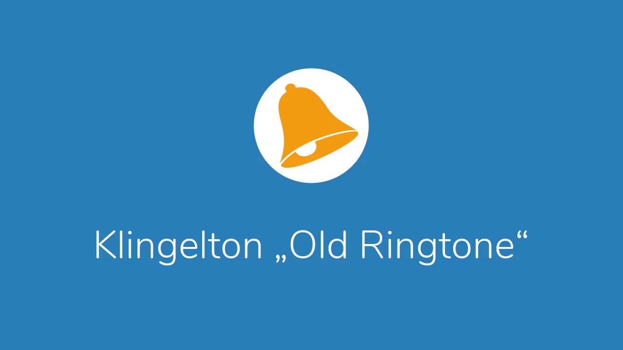 Klingelton „Old Ringtone“ – kostenlos runterladen - YouTube