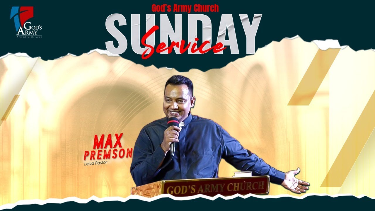 🔴 Sunday Service || God's Army Church || September 11, 2022 || Ps Max ...