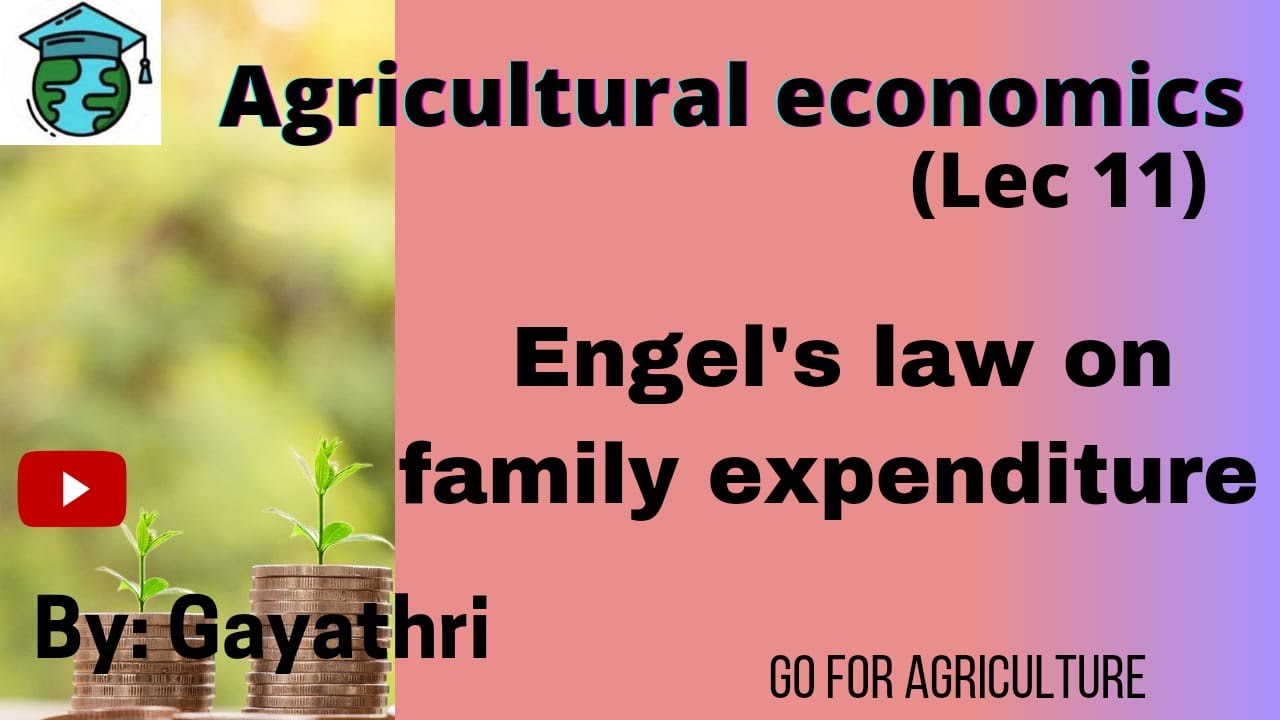 Engel's law on Family expenditure • Agriculture Economics • Go For ...