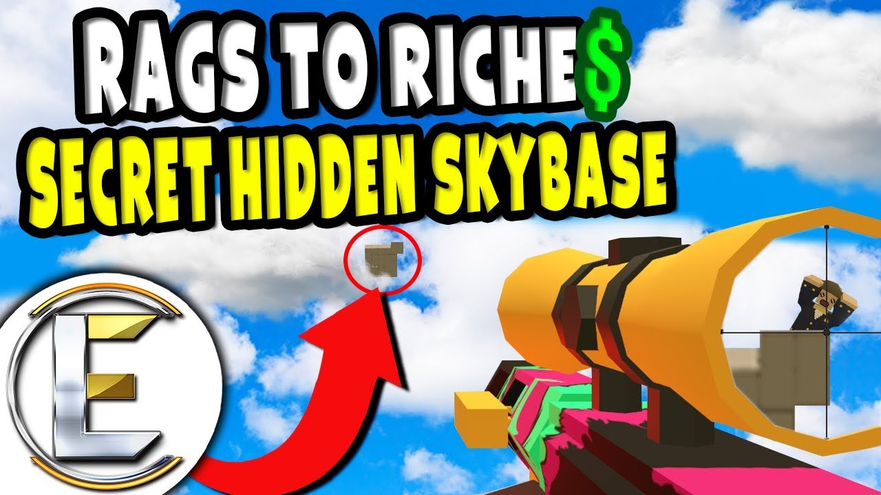 SECRET HIDDEN SKYBASE | Unturned Roleplay Rags to Riches Reboot #14 ...