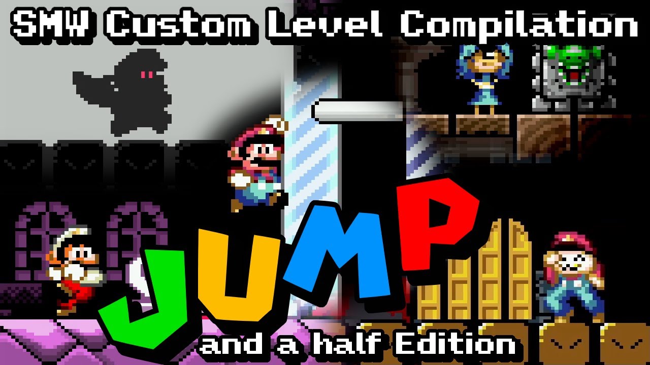 SMW Custom Level Collection - "JUMP and a Half" Edition - YouTube