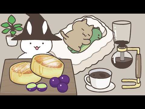 ASMR Animation | Nap Cafe ☕ Cozy Coffee Shop Ambience for Sleep & Relaxation