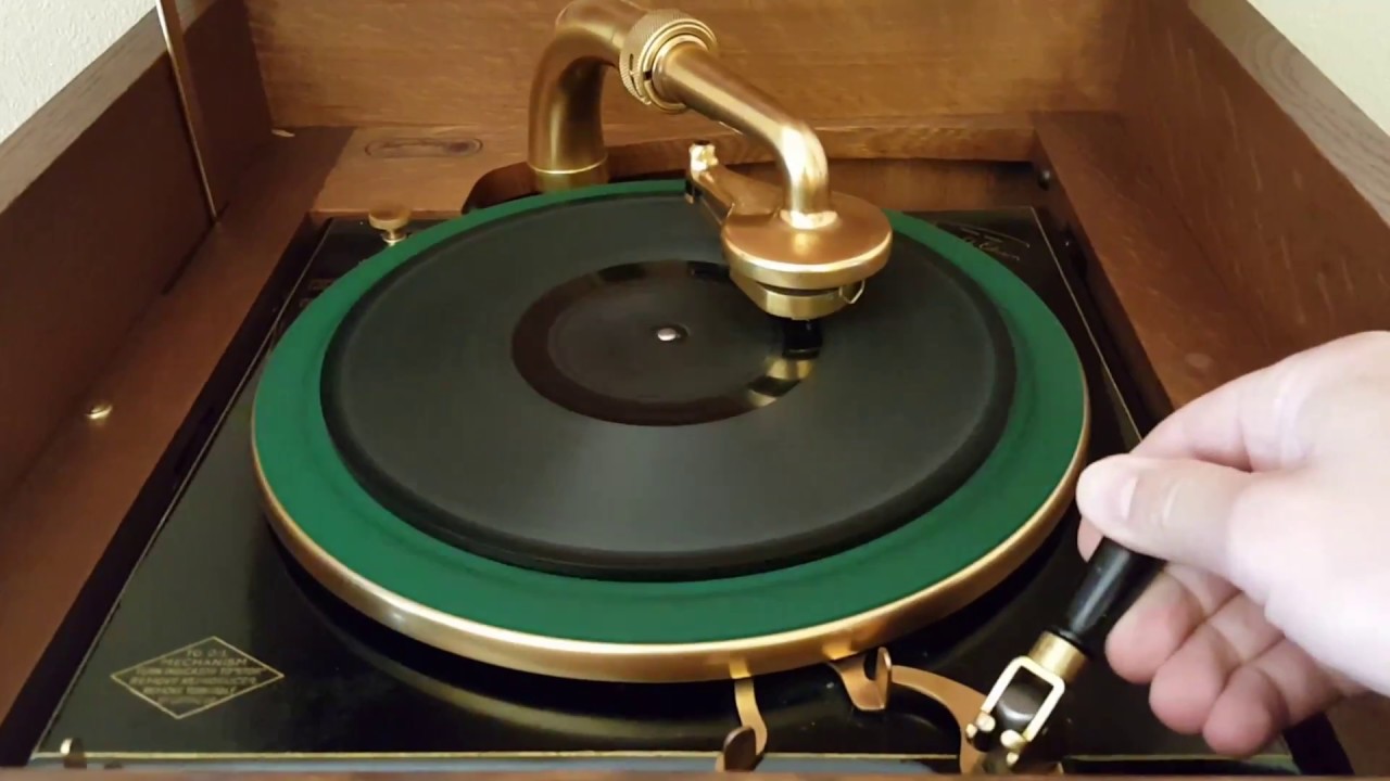 My Edison Disc Phonograph - Model C250 in Oak - YouTube