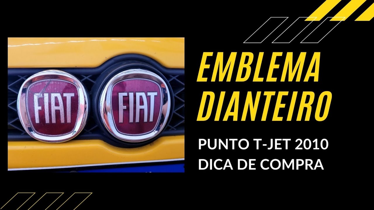 PUNTO T-JET: EMBLEMA/LOGO DIANTEIRO (DICA DE COMPRA) - YouTube