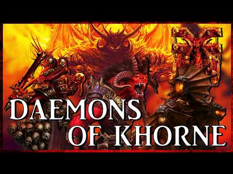 DAEMONS OF KHORNE - Bloodthirsty Devils | Warhammer 40k Lore