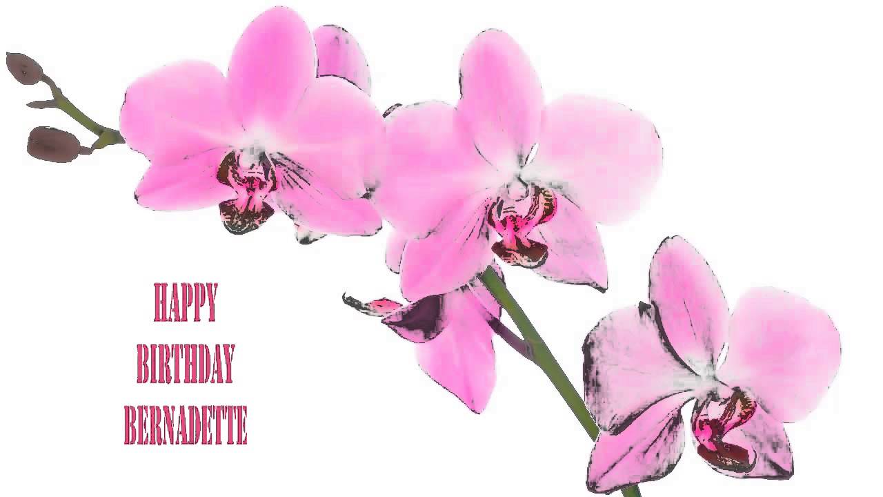 Bernadette Flowers & Flores - Happy Birthday - YouTube