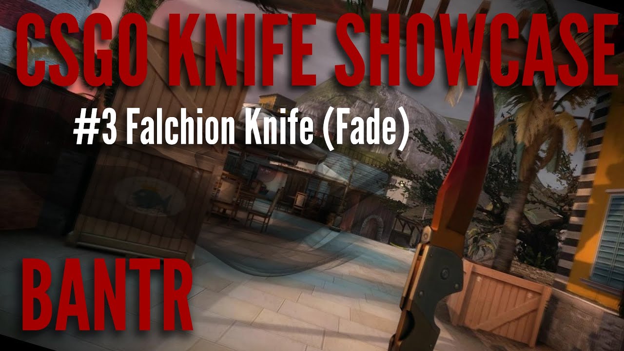 Falchion Knife (Fade) FN FULL FADE | CSGO Skin/Knife Showcase - YouTube