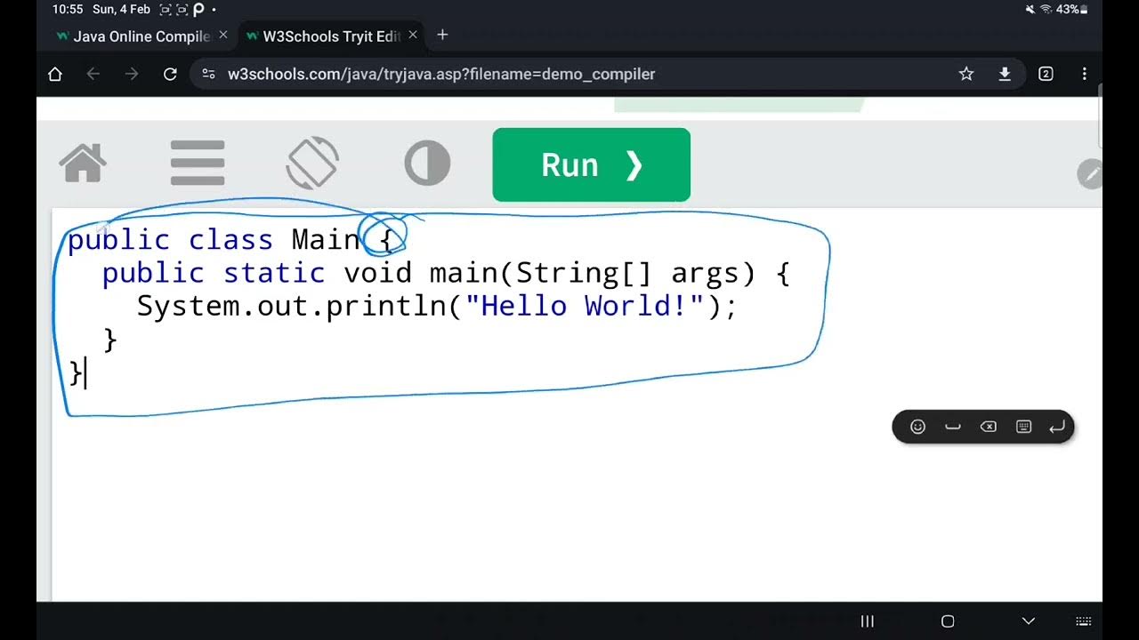 Write a program to print a message | Java Programs | Day 1 | Basic Java Programs - YouTube