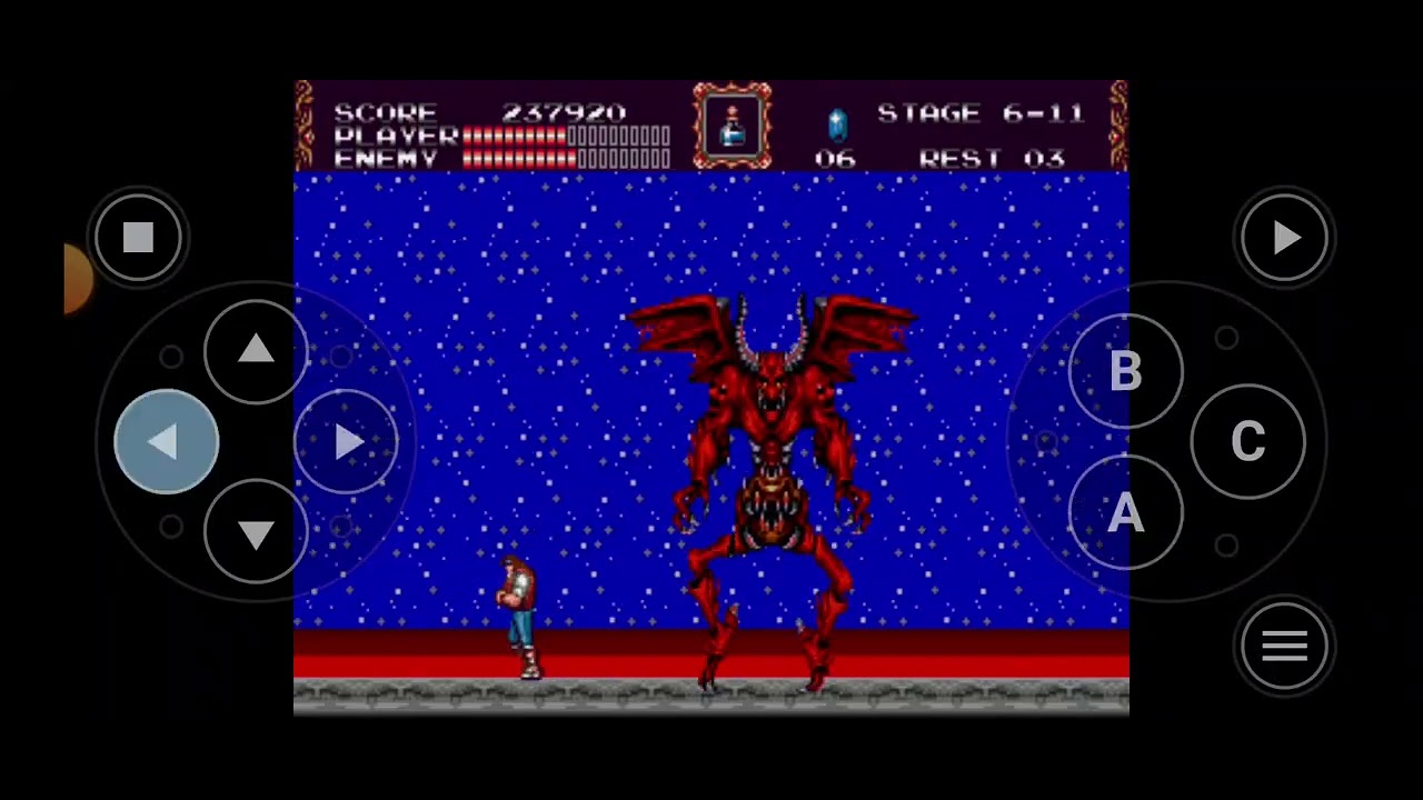 Castlevania Bloodlines | Boss 14 - Dracula [Final Boss] + Ending - YouTube