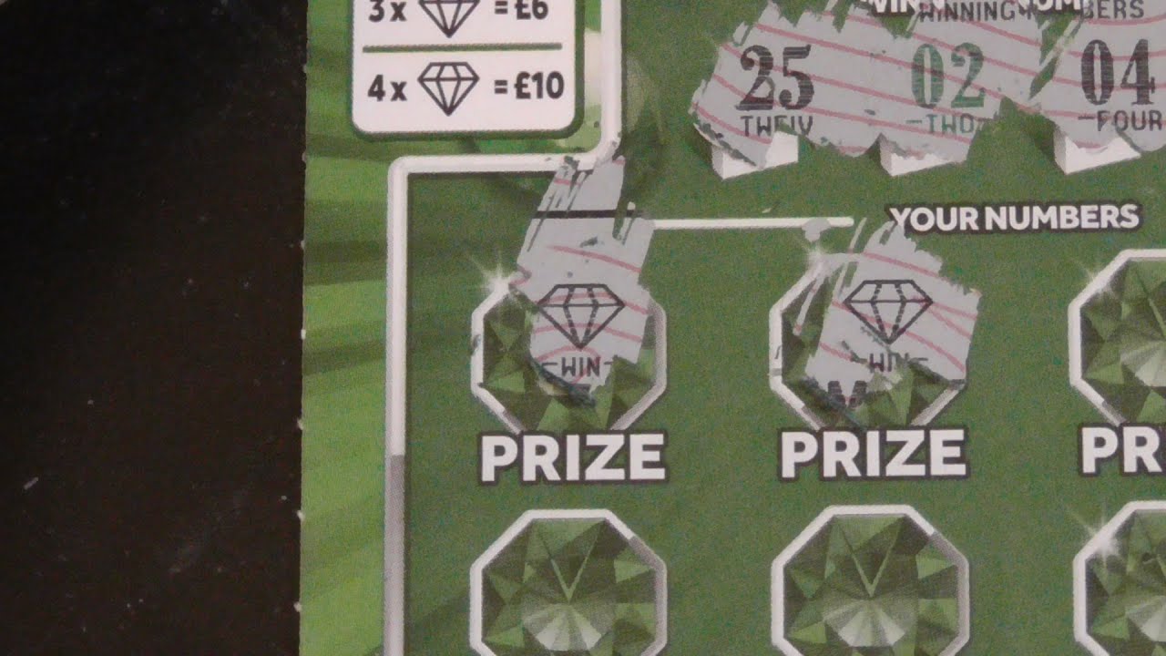 scratch cards diamond winner - YouTube