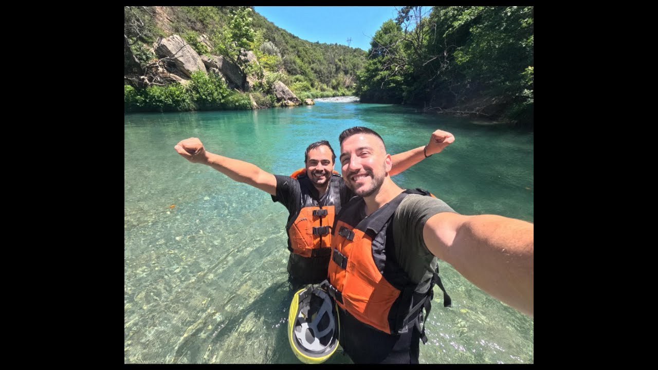 Rafting Lousios and Alpheios river Greece - YouTube
