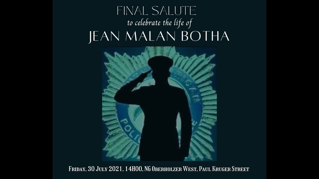 Jean Malan Botha Roudiens / Begrafnis. 30 July 2021 - YouTube