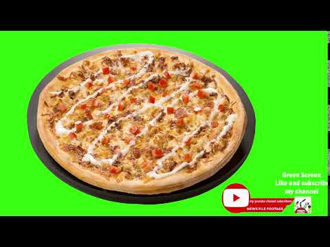 Green Screen full chees pizza - YouTube