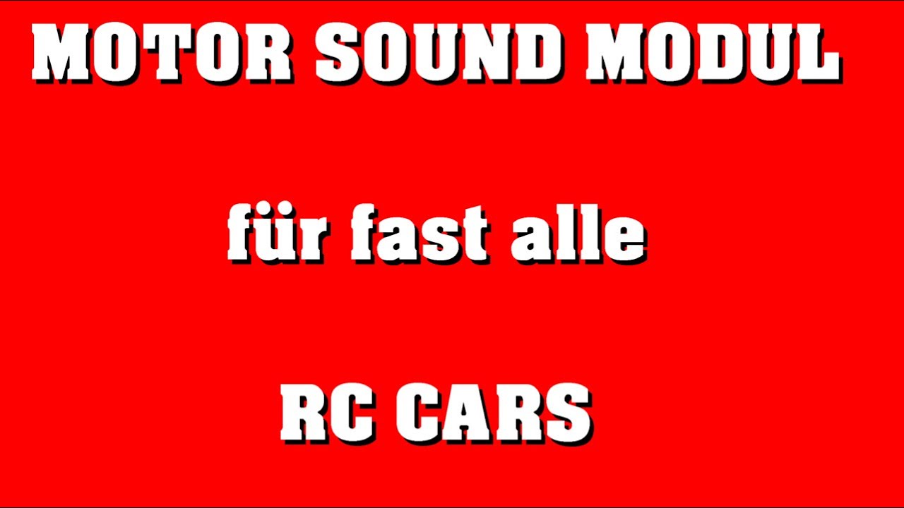 RC Car Soundmodul Unboxing - Sense Hobby ESS Pro - Darconizer RC - YouTube