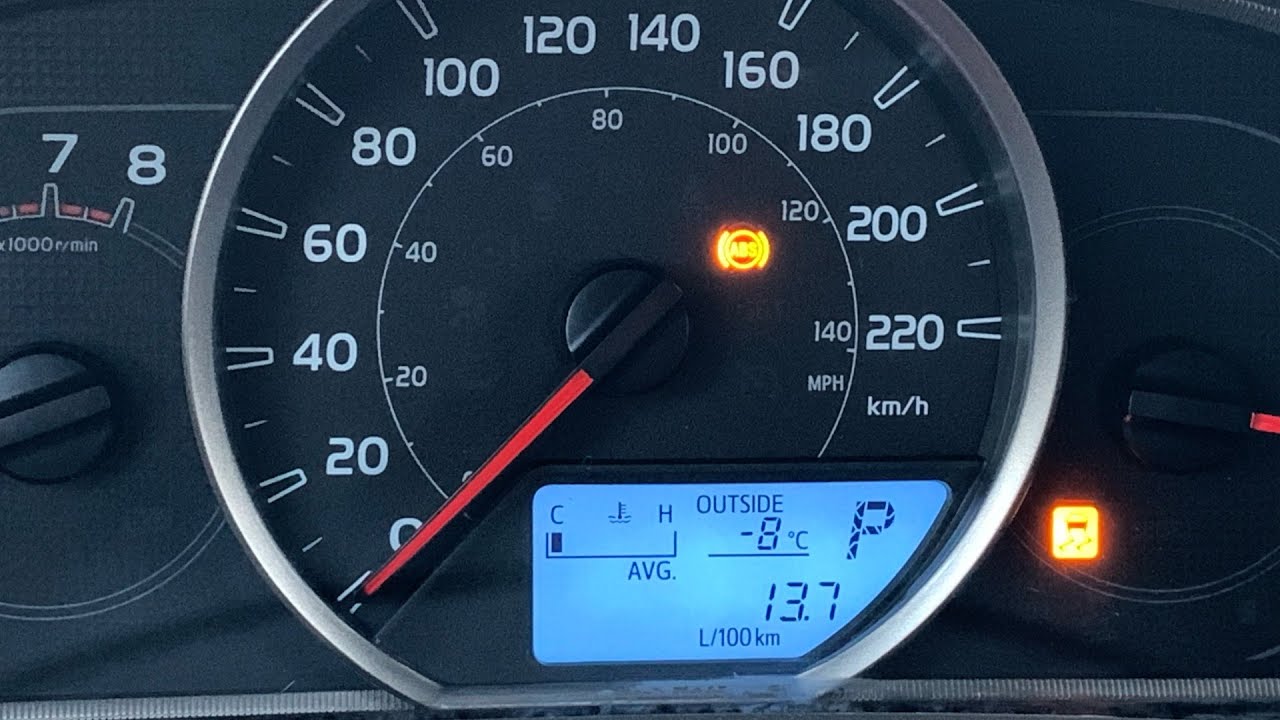 Toyota Rav4… ABS / warning light?? - YouTube