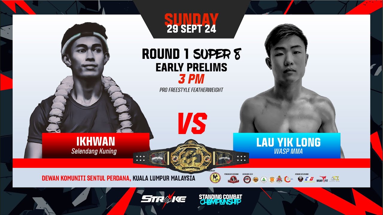 Strike SUPER 8 September : Lau Yik Long vs Ewan Selandang Kuning - YouTube