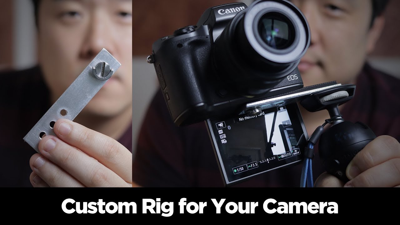 How to Make a Custom Rig for your Camera - Solve Canon M5 Screen Issue ...