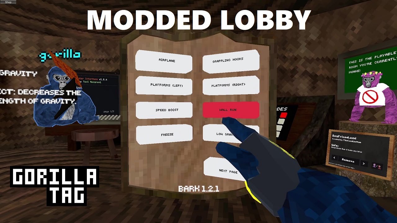 Modded Lobbies in Gorilla Tag are CRAZY - YouTube
