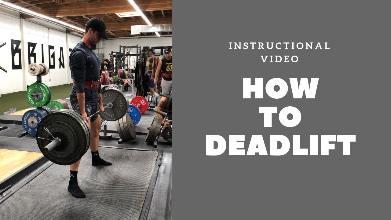 How To Deadlift | Step-By-Step Instructional Video - YouTube