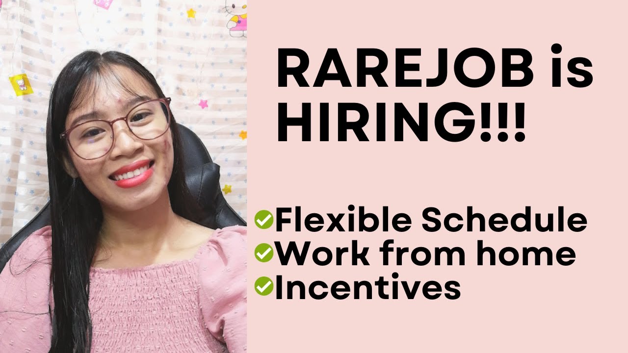 RAREJOB is HIRING!!! | Apply NOW! (Applicants EYES HERE) - YouTube