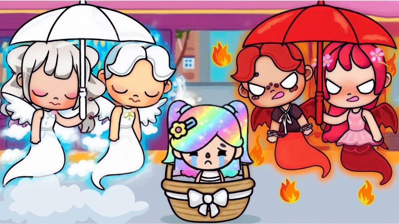 Heavenly Family vs. Evil Family | Toca Life Adventures | Toca Boca ...