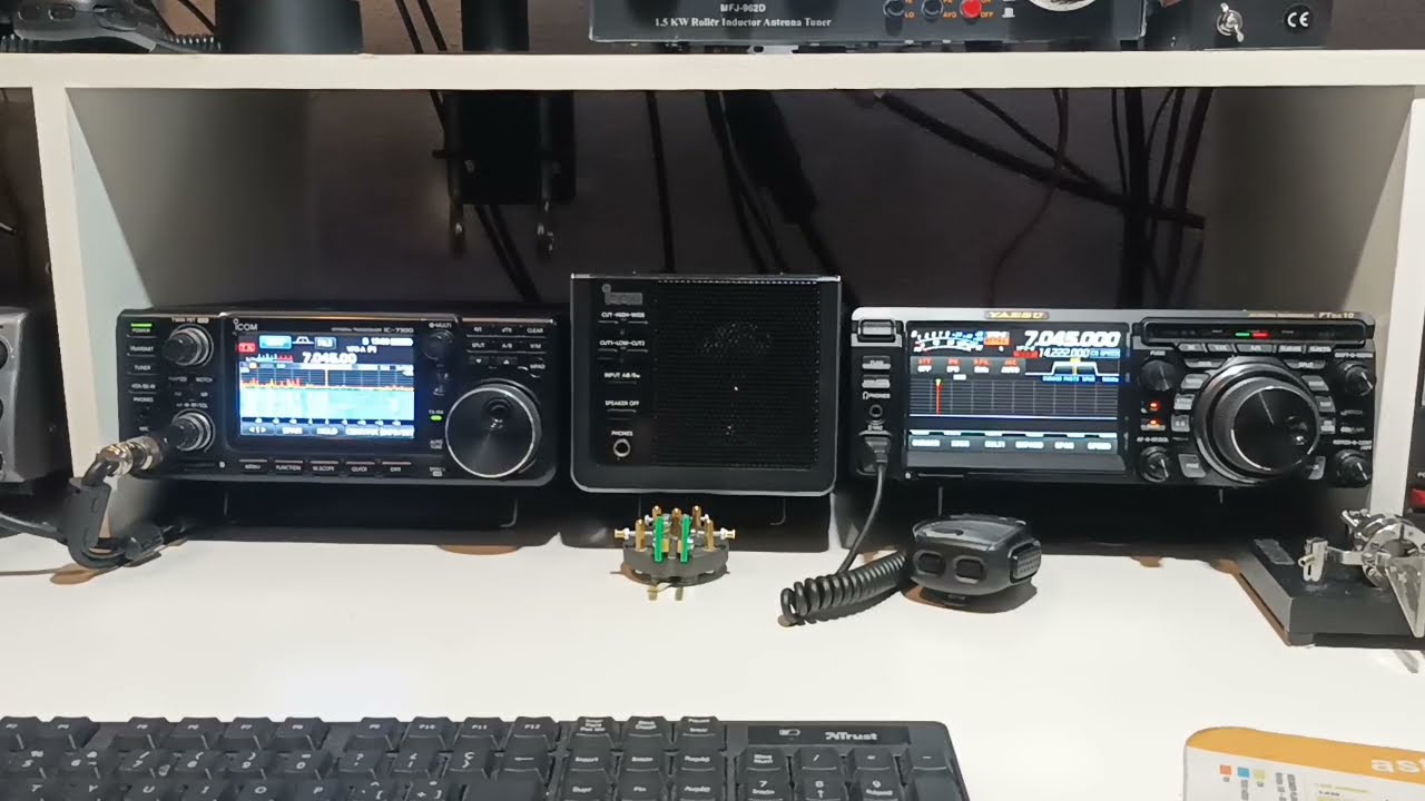 Haz RTTY en modo FSK con el N1MM y el IC-7300 o el FTDX-10 - YouTube
