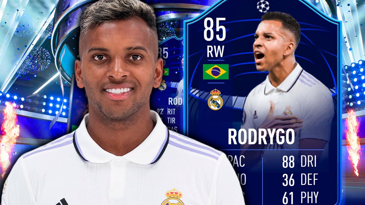 ¡ES UN ROTUNDO NO! 85 RODRYGO FIFA 23 PLAYER REVIEW MOTM UEFA CHAMPIONS ...