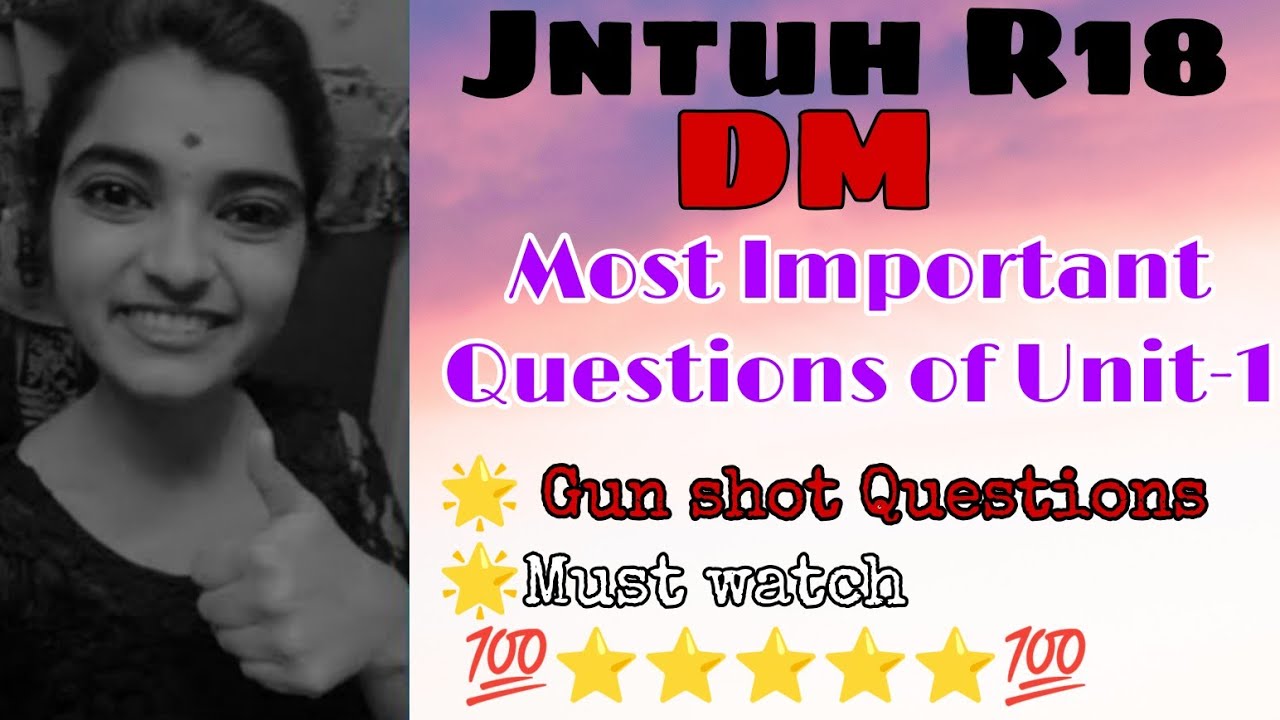 Jntuh R18 Discrete Mathematics Dm Gunshot Unit1 Important Questions jntuh-r18-discrete-mathematics-dm-gunshot-unit1-important-questions