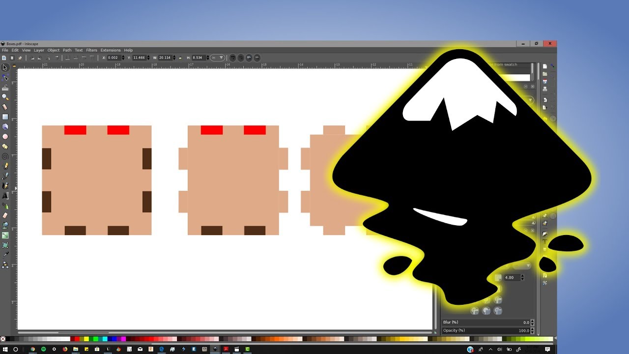 Inkscape Laser Cutting Matniom