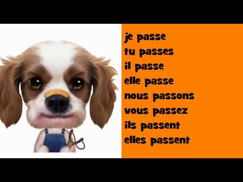 Let's sing the French conjugation # Rock # Verb = passer - YouTube