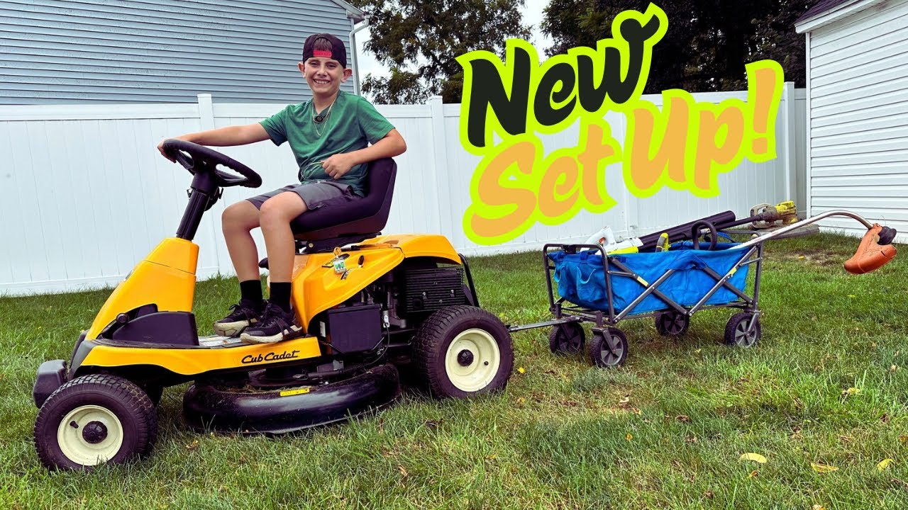 Updated Lawn Care Setup! Mowers, Tools & Trailer! - YouTube