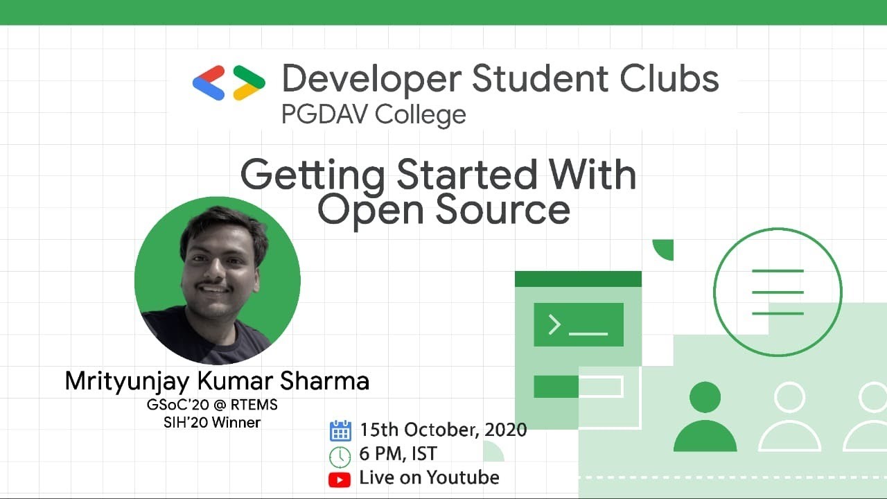 Getting Started with Open Source II by Mr. Mritunjay Kumar Sharma #opensource #gsoc #community ...