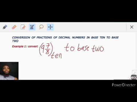 Conversion of fractions of decimal numbers in base ten to base two ...