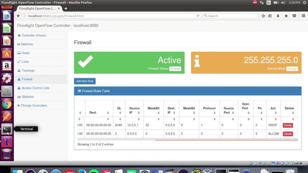 ARP Spoofing Demo in SDN (Floodlight Controller) - YouTube