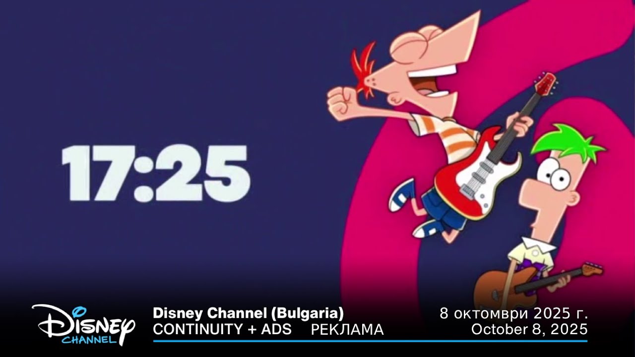 Disney Channel (Bulgaria) continuity + ads | October 8, 2025 • Disney ...