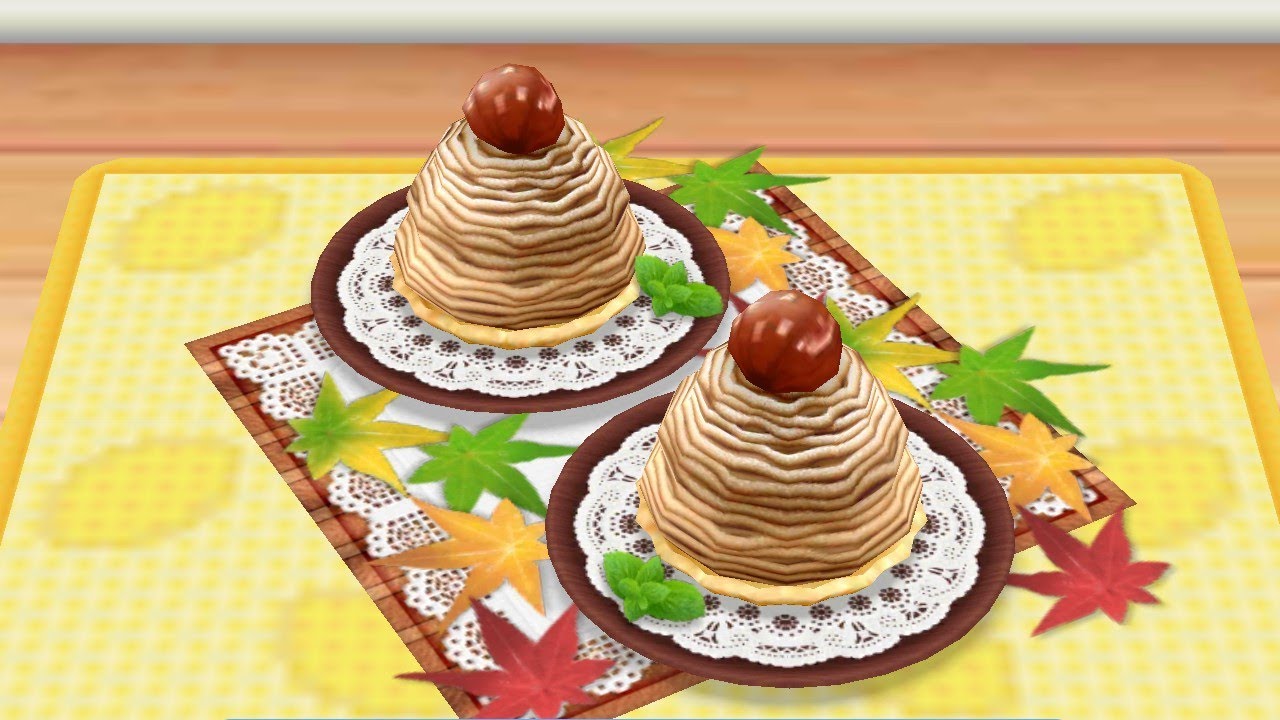 Cooking Mama | Chestnut Cake - YouTube