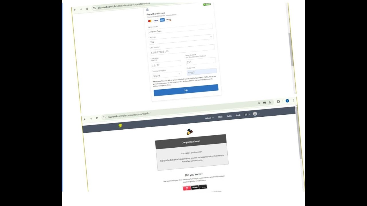 How to Pay For Distrokid Subscription from Any Country - Which Bank ...