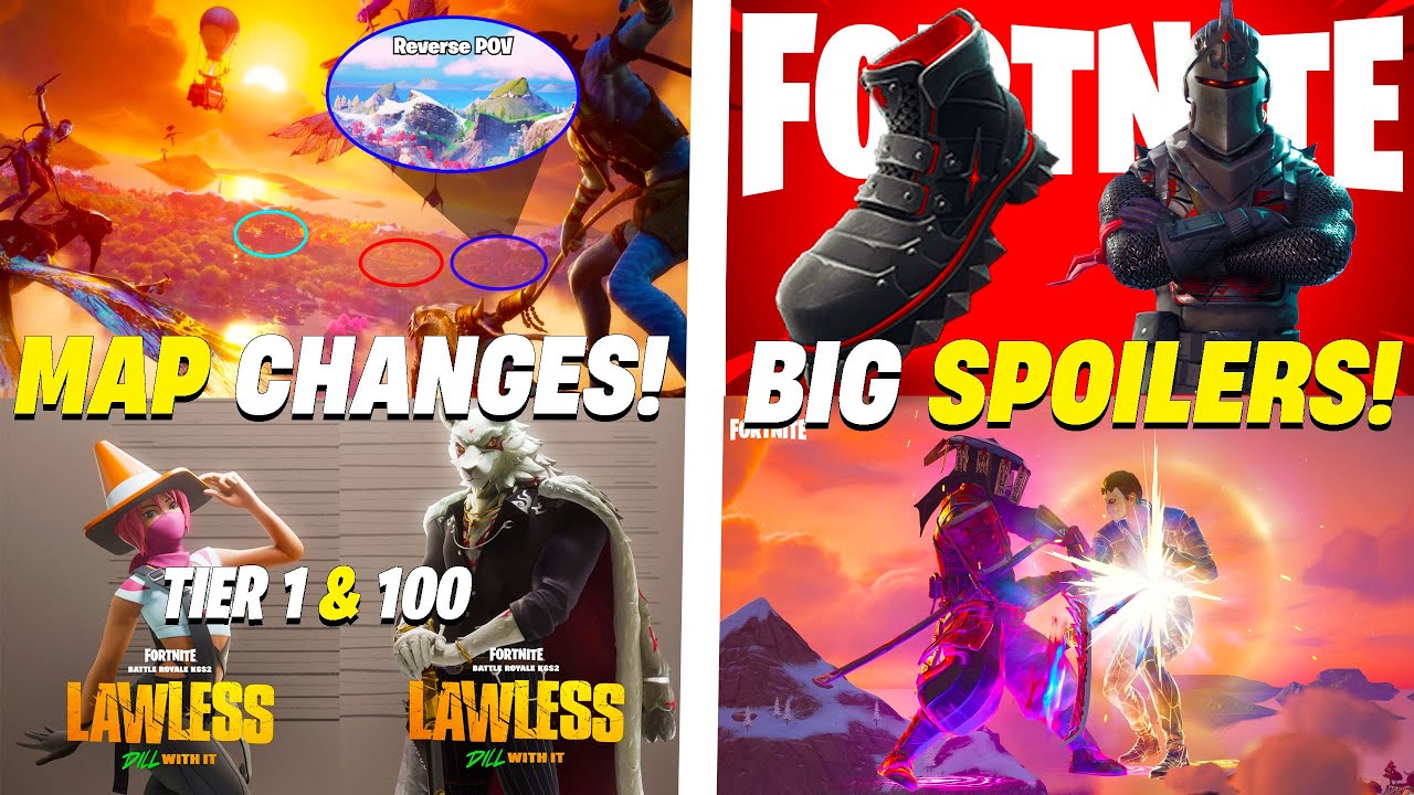 Chapter 6 Season 2 MAP CHANGES! (Tier 1-100 Skins, FEATURES, Spoilers ...