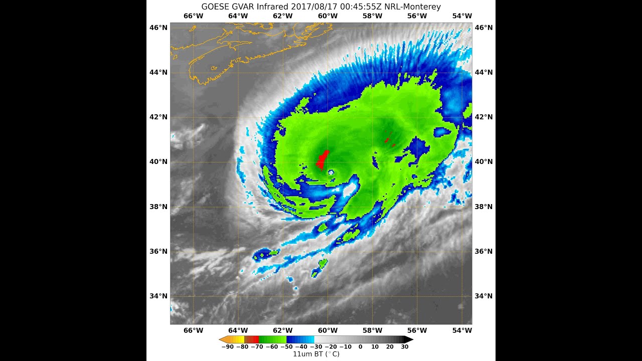 Hurricane Gert / 08L (2017) - YouTube