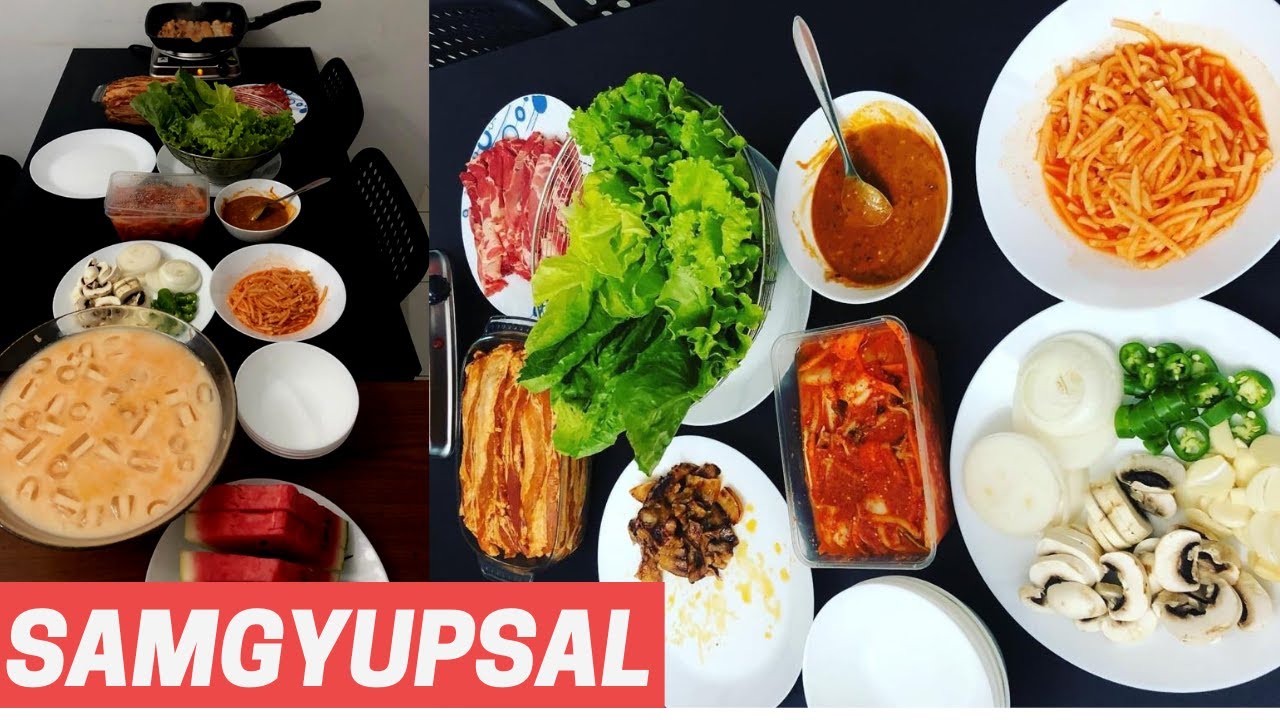 DIY SAMGYUPSAL AND HOTPOT AT HOME | SAMGYUPSAL | KOREAN SAMGYUP | # ...