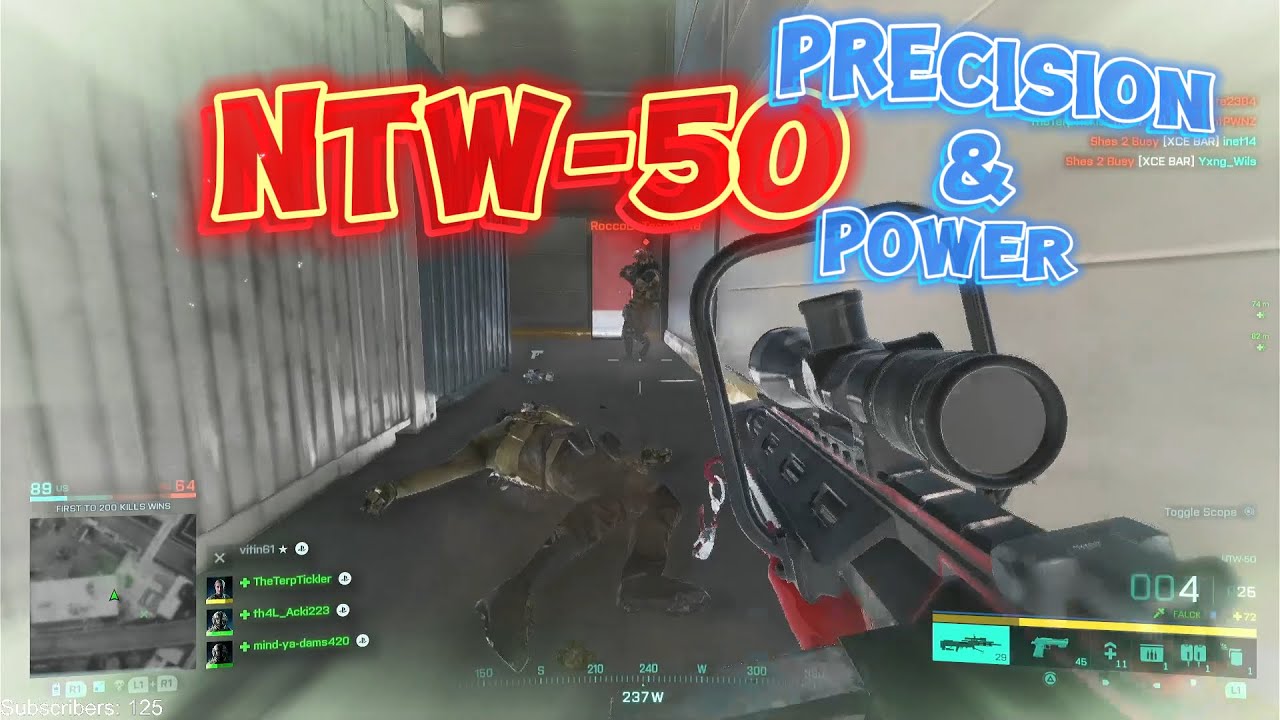 Precision and Power! - NTW-50 Orbital Sniping Gameplay - Battlefield ...