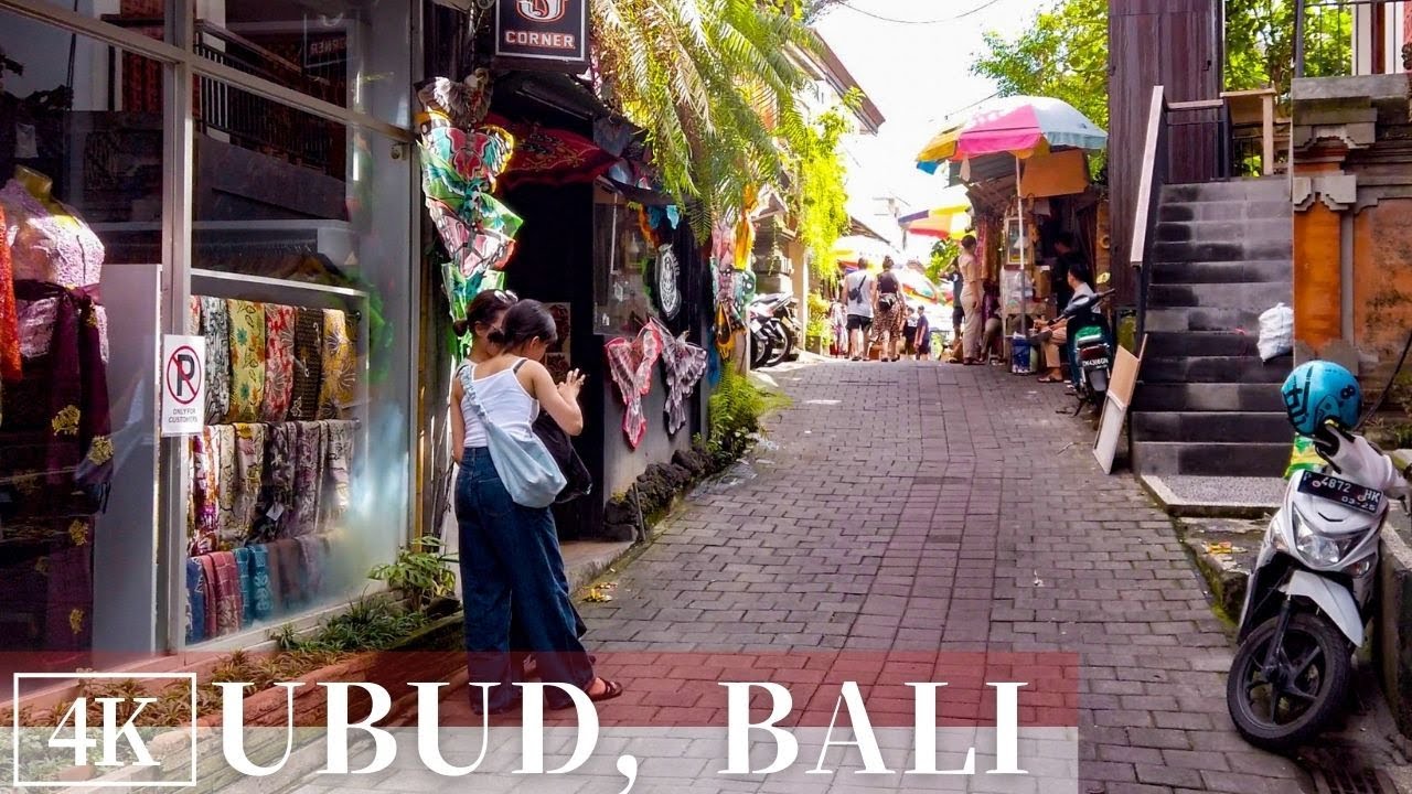 Ubud morning walking in Bali 2024 | 4K Indonesia Walking Tour - YouTube