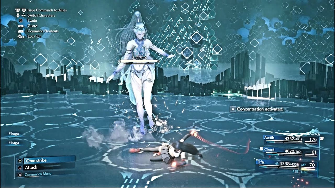 How to beat Shiva in 30 sec on Hard Mode (No Heal) | Final Fantasy 7 ...