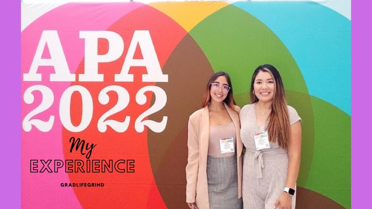 Attending an Academic Conference - APA 2022 (My Experience) - YouTube