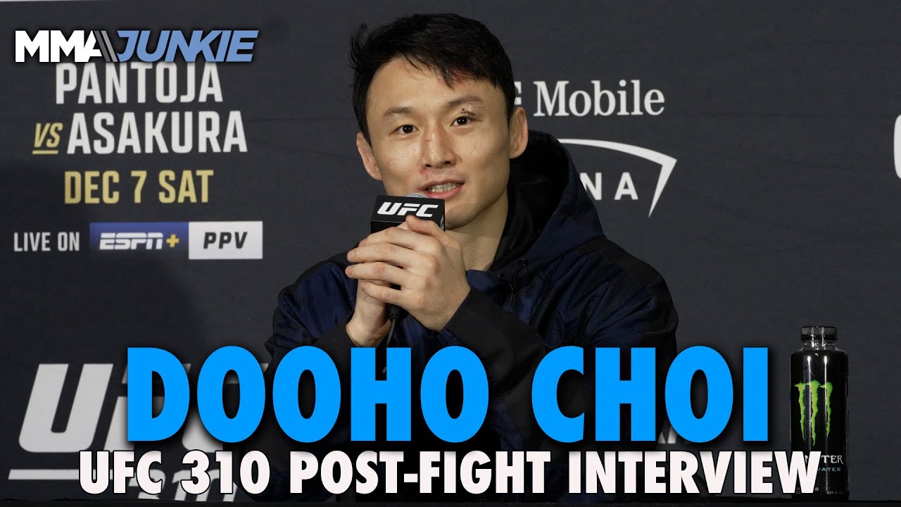 UFC 310 video: Dooho Choi TKOs Nate Landwehr on ground after throwing ...